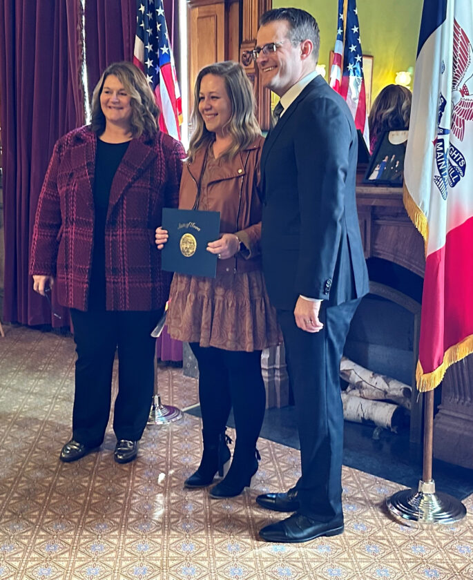 Danielson receives Iowa Governor’s Emerging Arts Leader Award | News ...